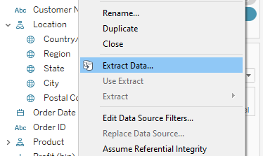 Reducing the size of a Tableau Data Extract - The Data School