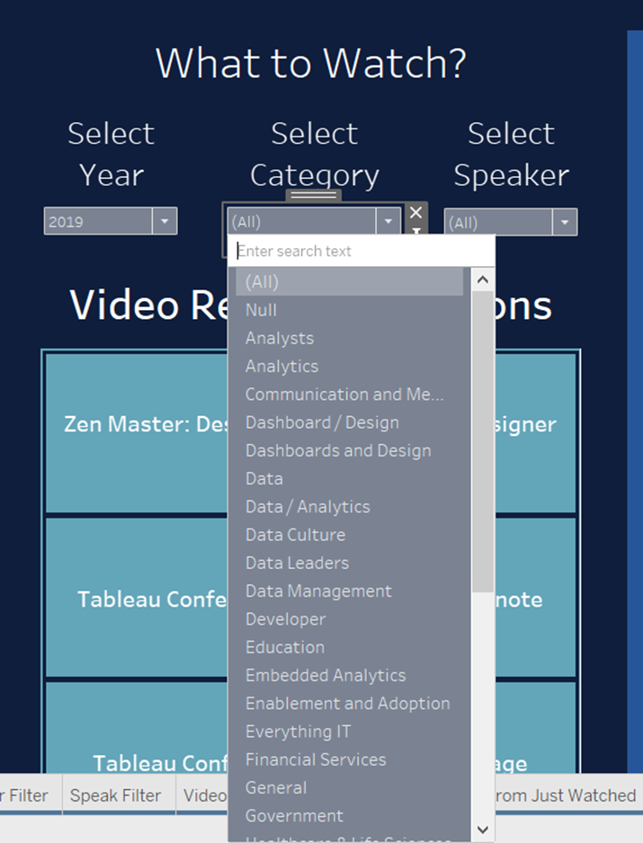 The Data School Tableau How To Show Only Relevant Values Filter