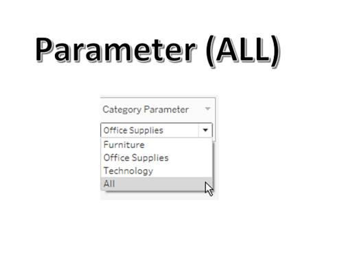 Tableau – Adding „All“ Option in Parameter - The Data School