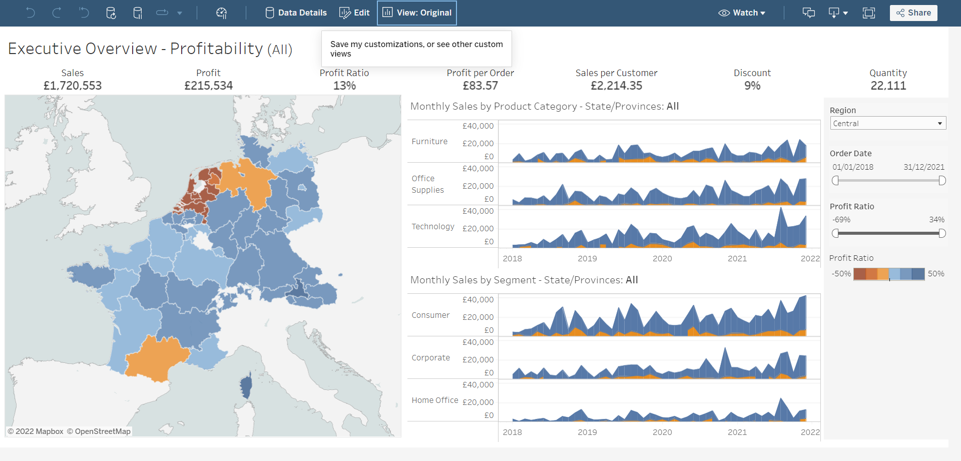 Custom Views in Tableau Server - The Data School