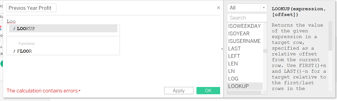 The Data School How To Use The Lookup Function In Tableau