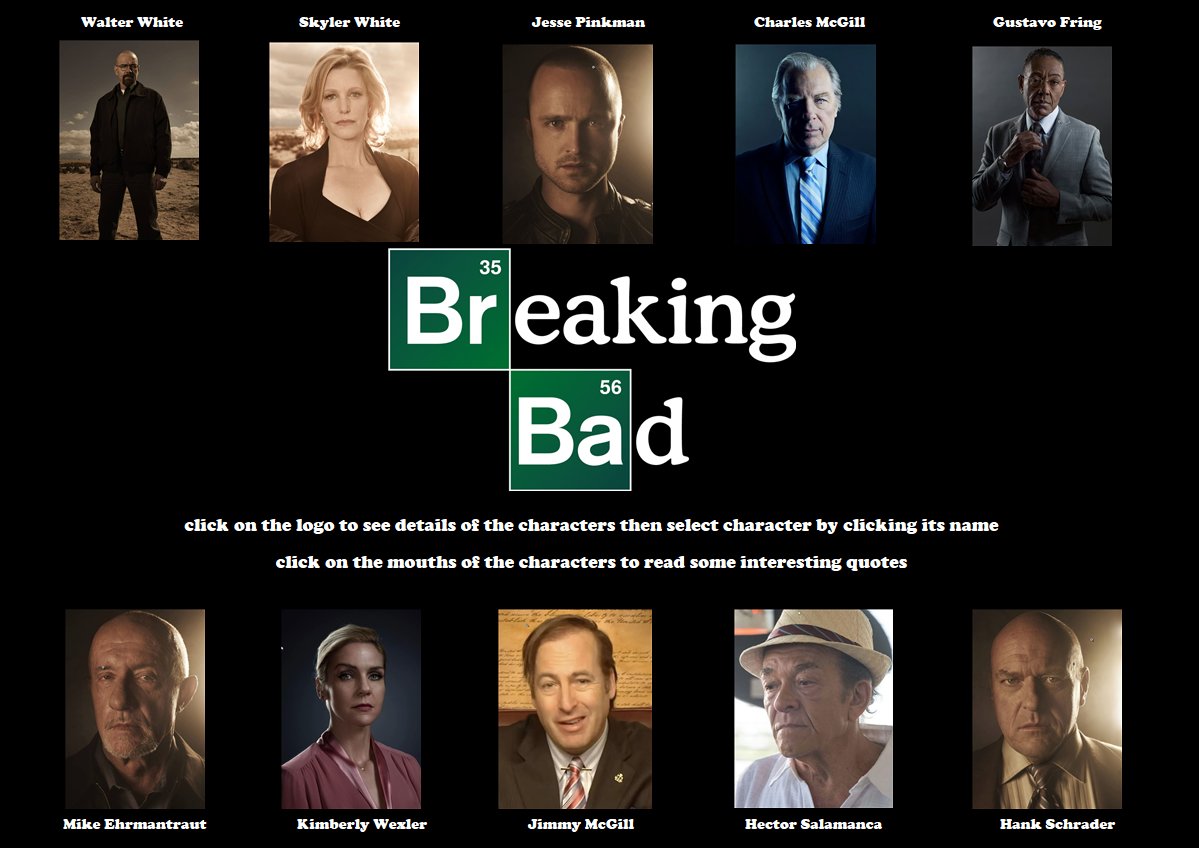 Dashboard Week 4 - Breaking Bad - The Data School