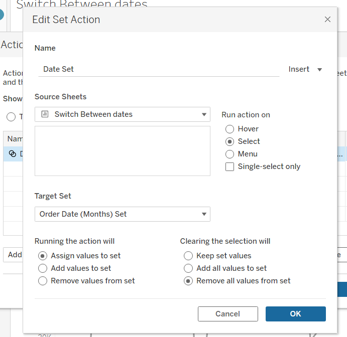 The Data School Switch Between Dates