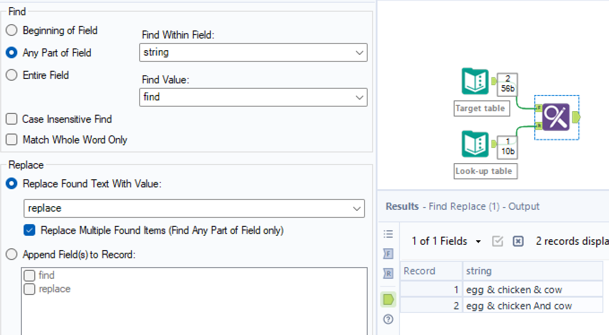 The Data School Find Replace Tool In Alteryx