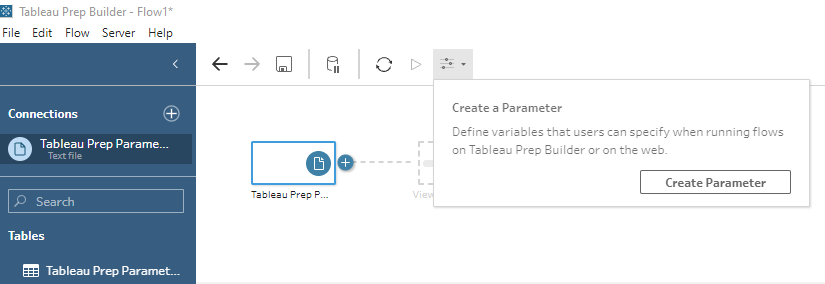 How to in Tableau Prep: create and use a parameter - The Data School