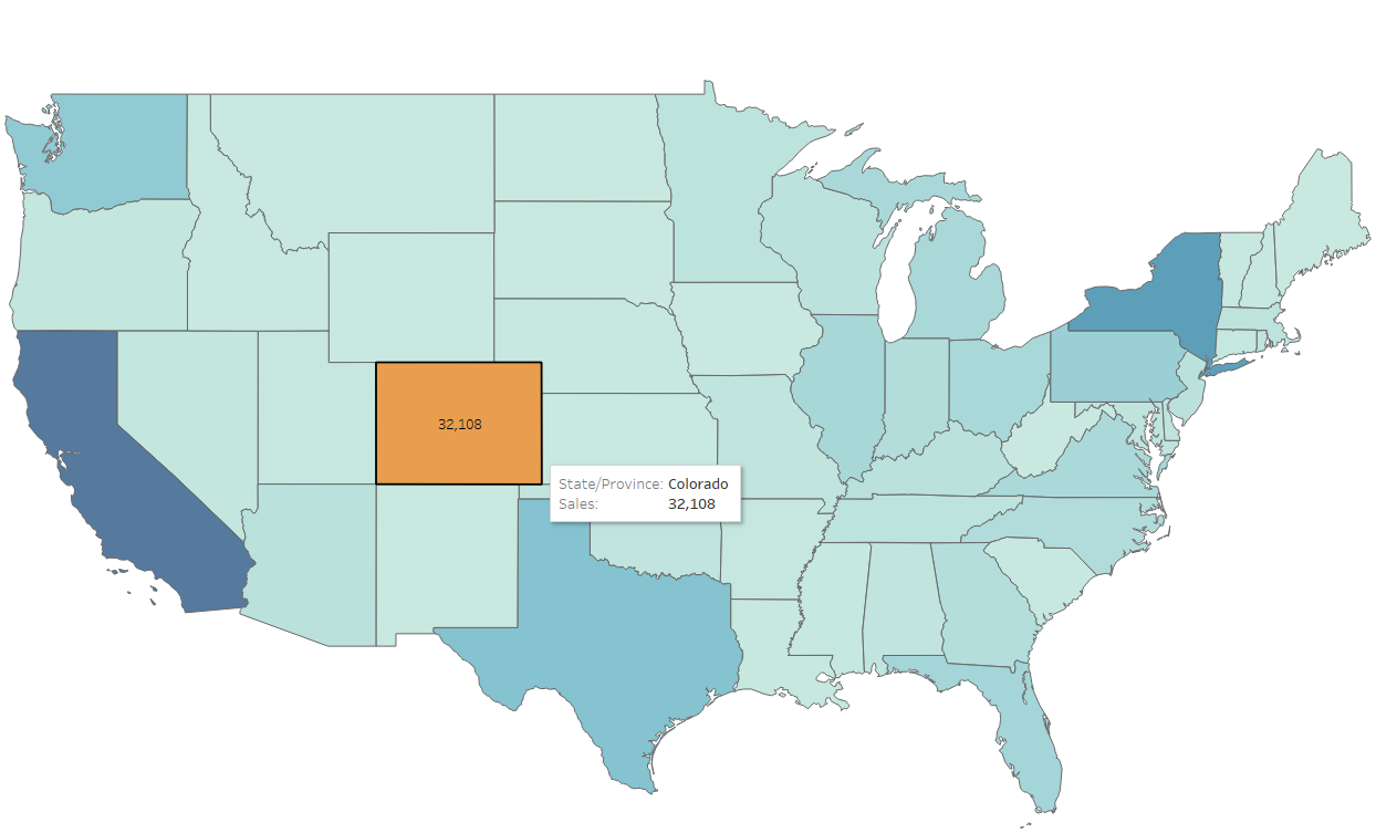 Use Discrete & continuous colours on Maps - The Data School