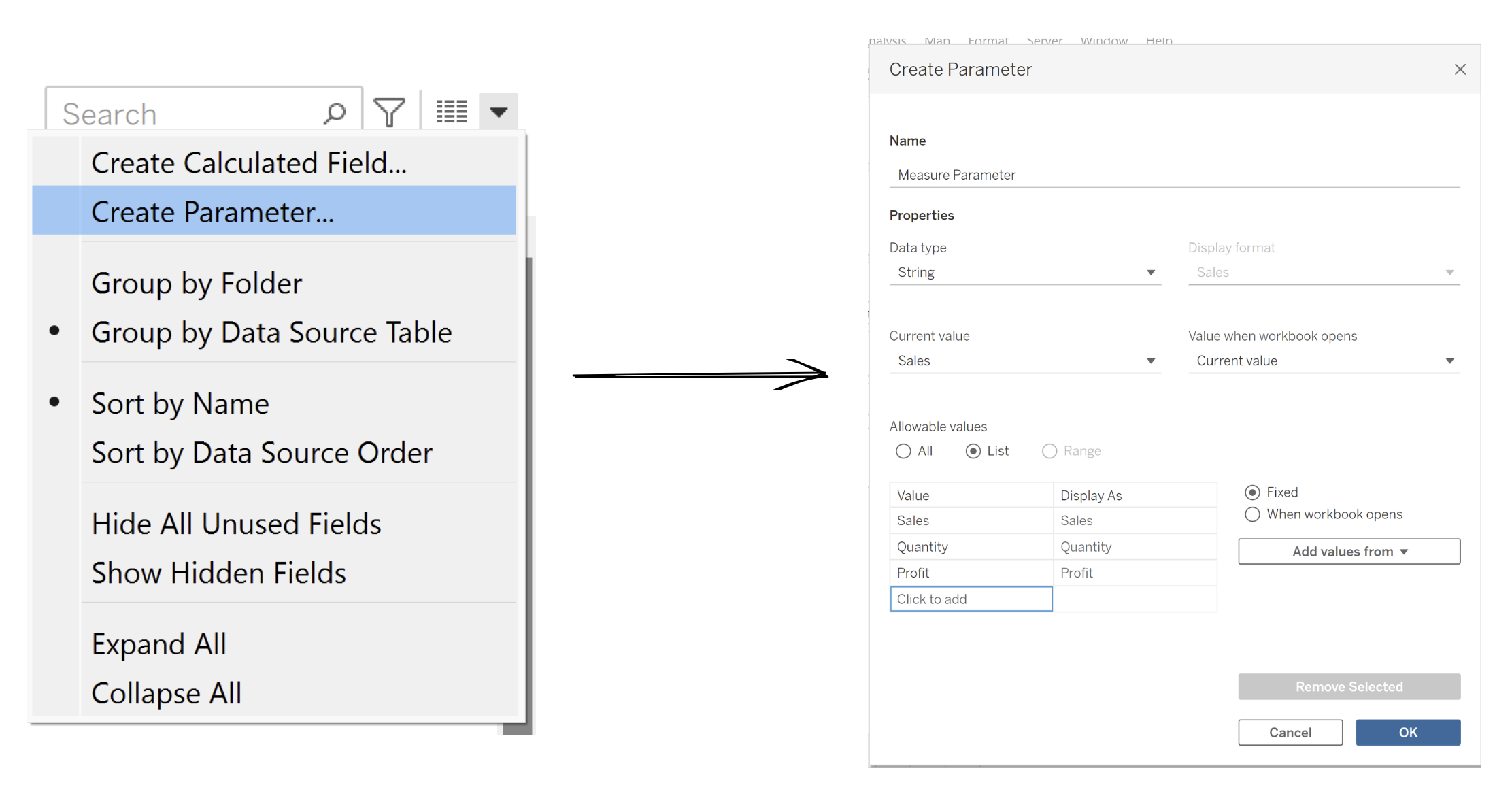 The Data School Using Parameters To Swap Between Measures