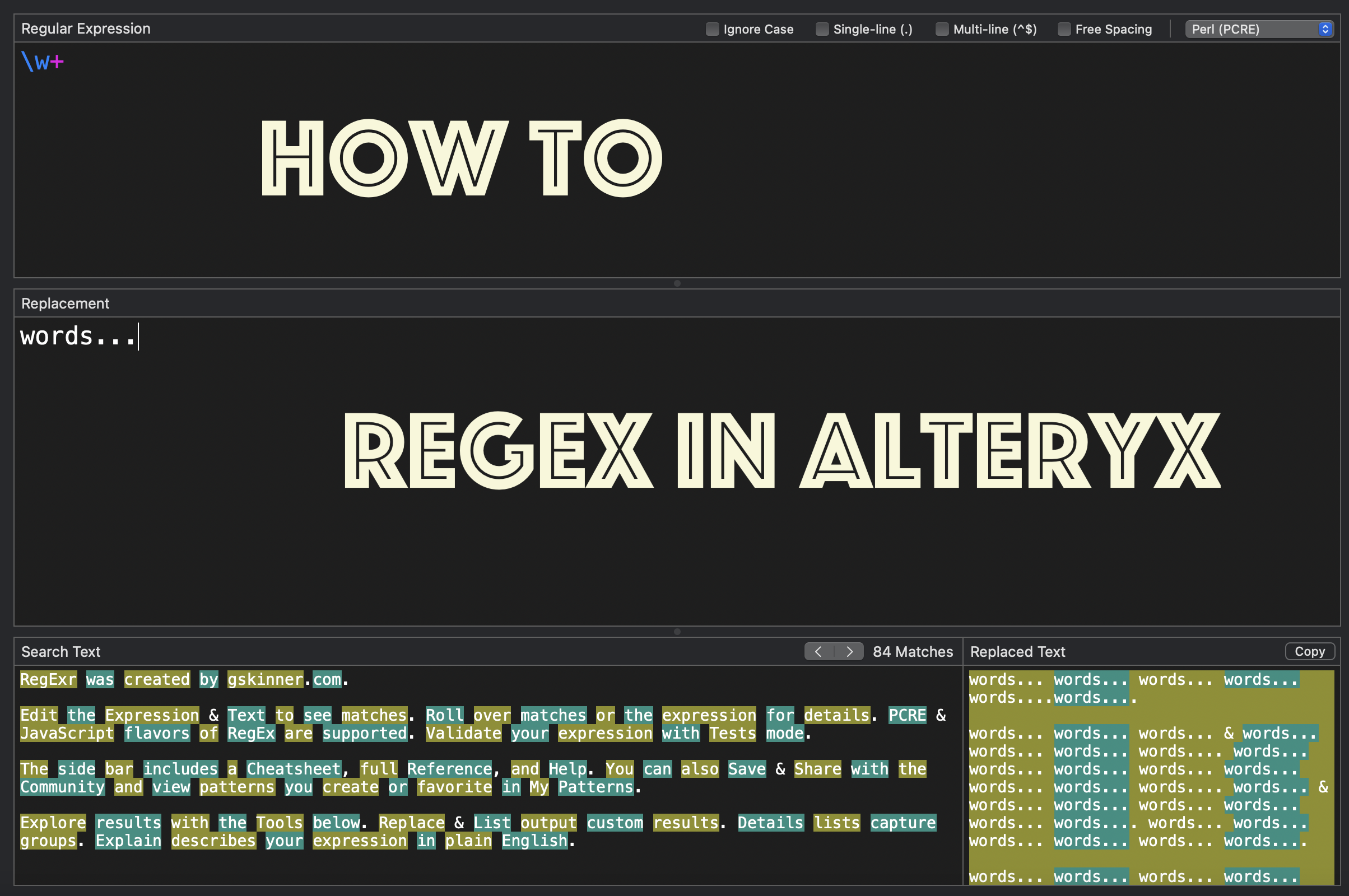 How To RegEx in Alteryx - The Data School