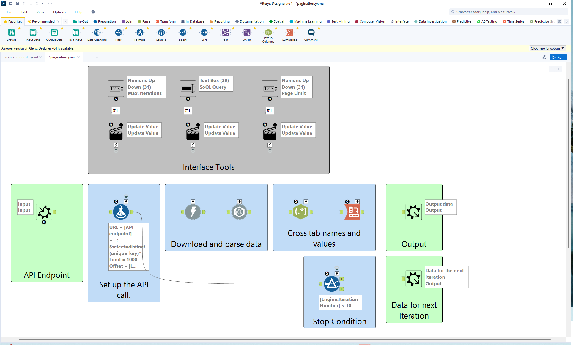 Alteryx: 11 Steps to Create an Iterative Macro for Pagination - The ...