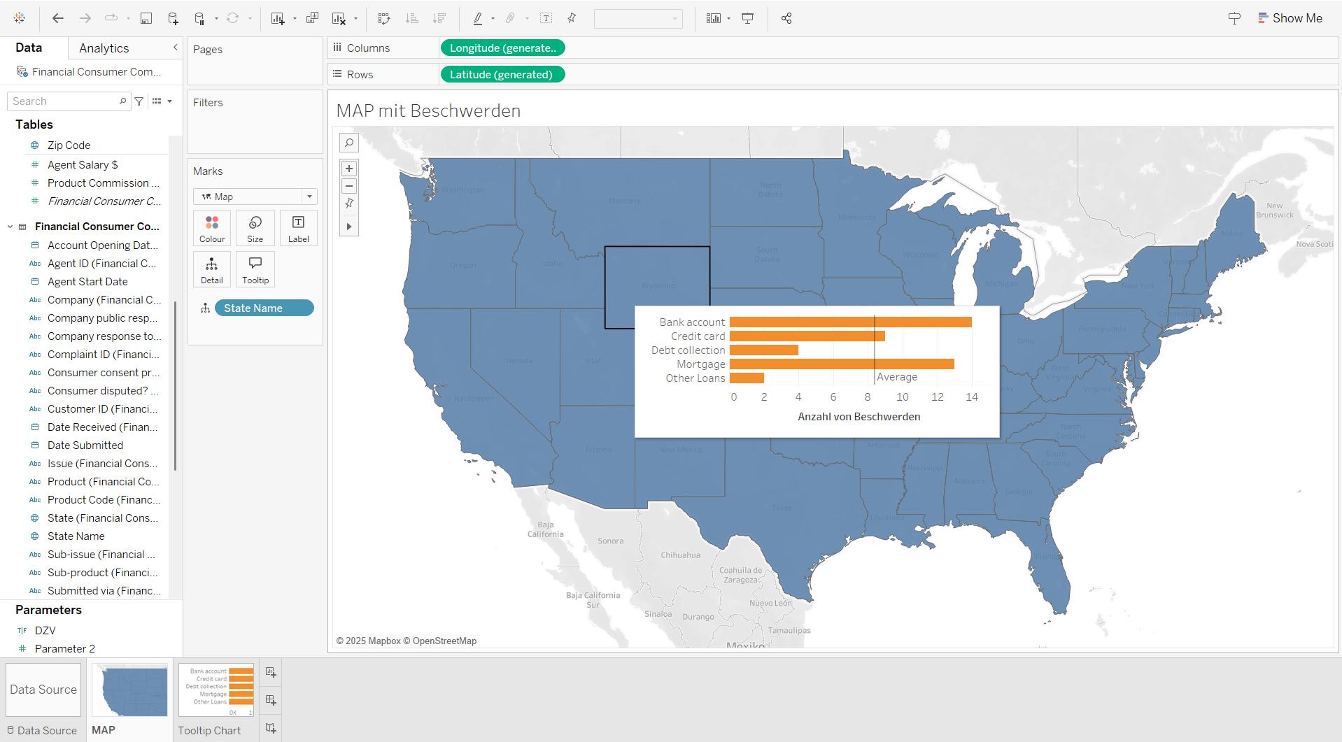 How to add a chart in the Tooltip? - The Data School