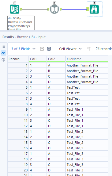 How to Batch Input Multiple Files in Alteryx - The Data School