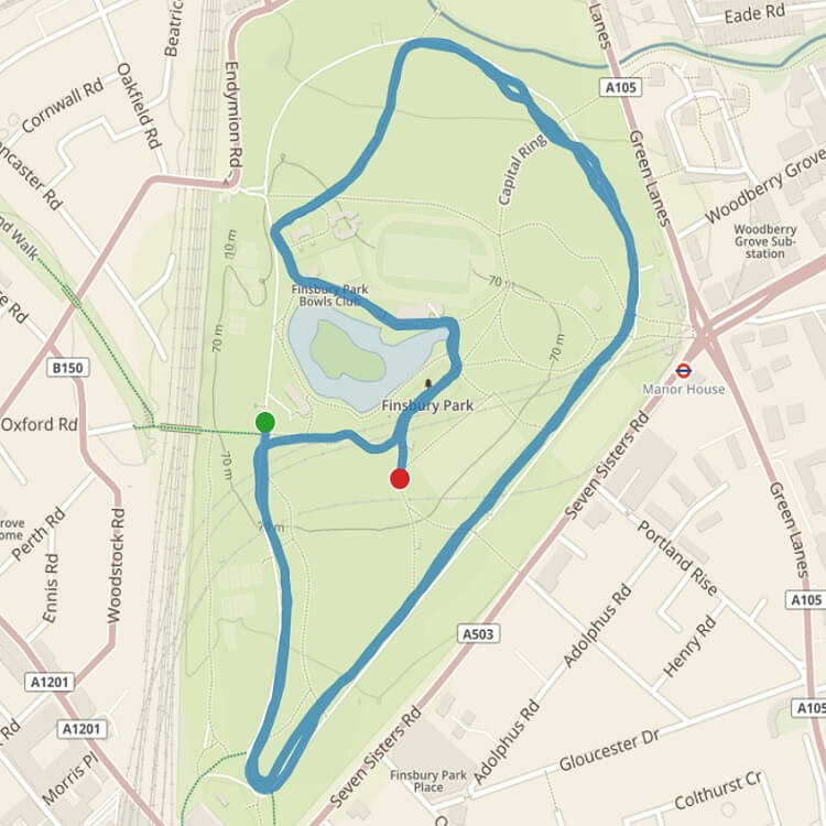 Adding start and end points to a route map #TipWeek - The Data School