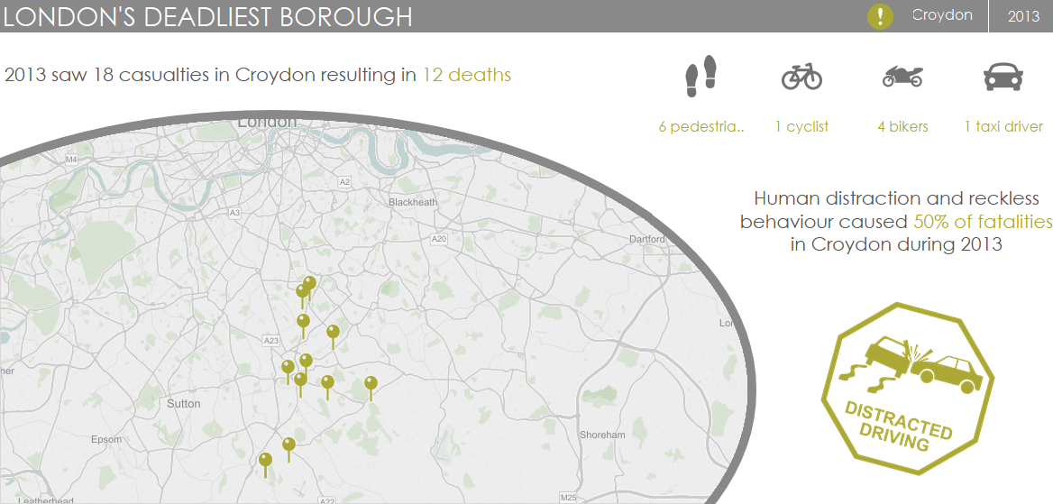 Road Accidents Overlay tip - The Data School