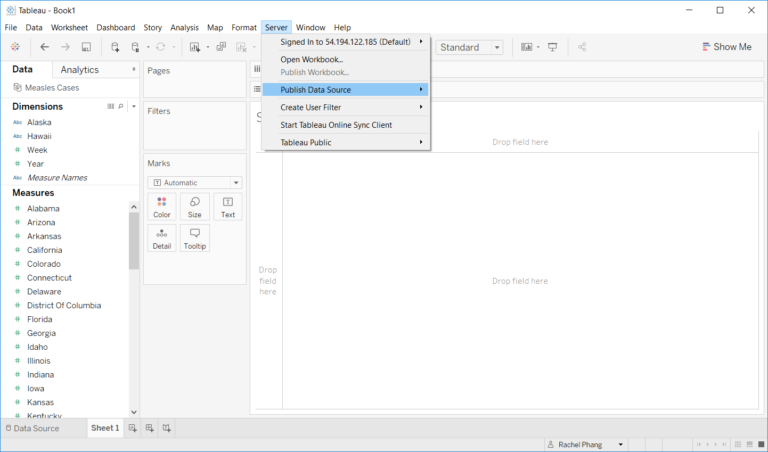 Mini-Post: Two Different Ways to Publish a Data Source to Tableau Server - The Data School