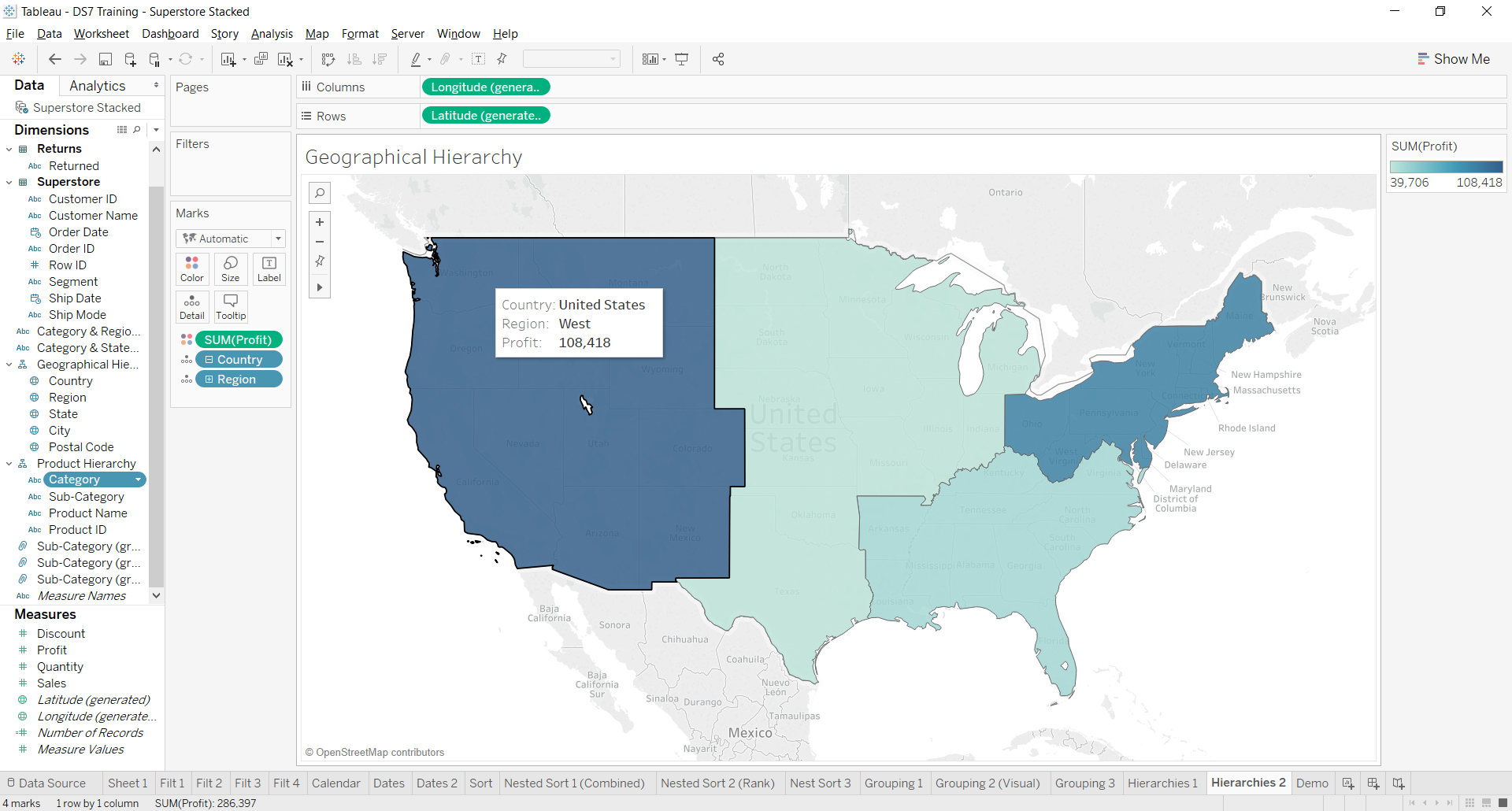 Hierarchies and Creating Geographical Roles - The Data School