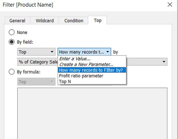 (User defined) Parameters change the tableau game! Top N Filter tip ...
