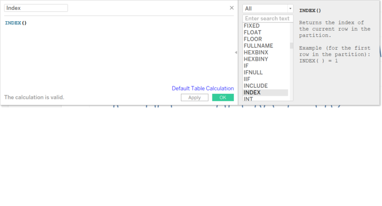 Tableau: Using the Index Function to Show the Last 3 Months of ...