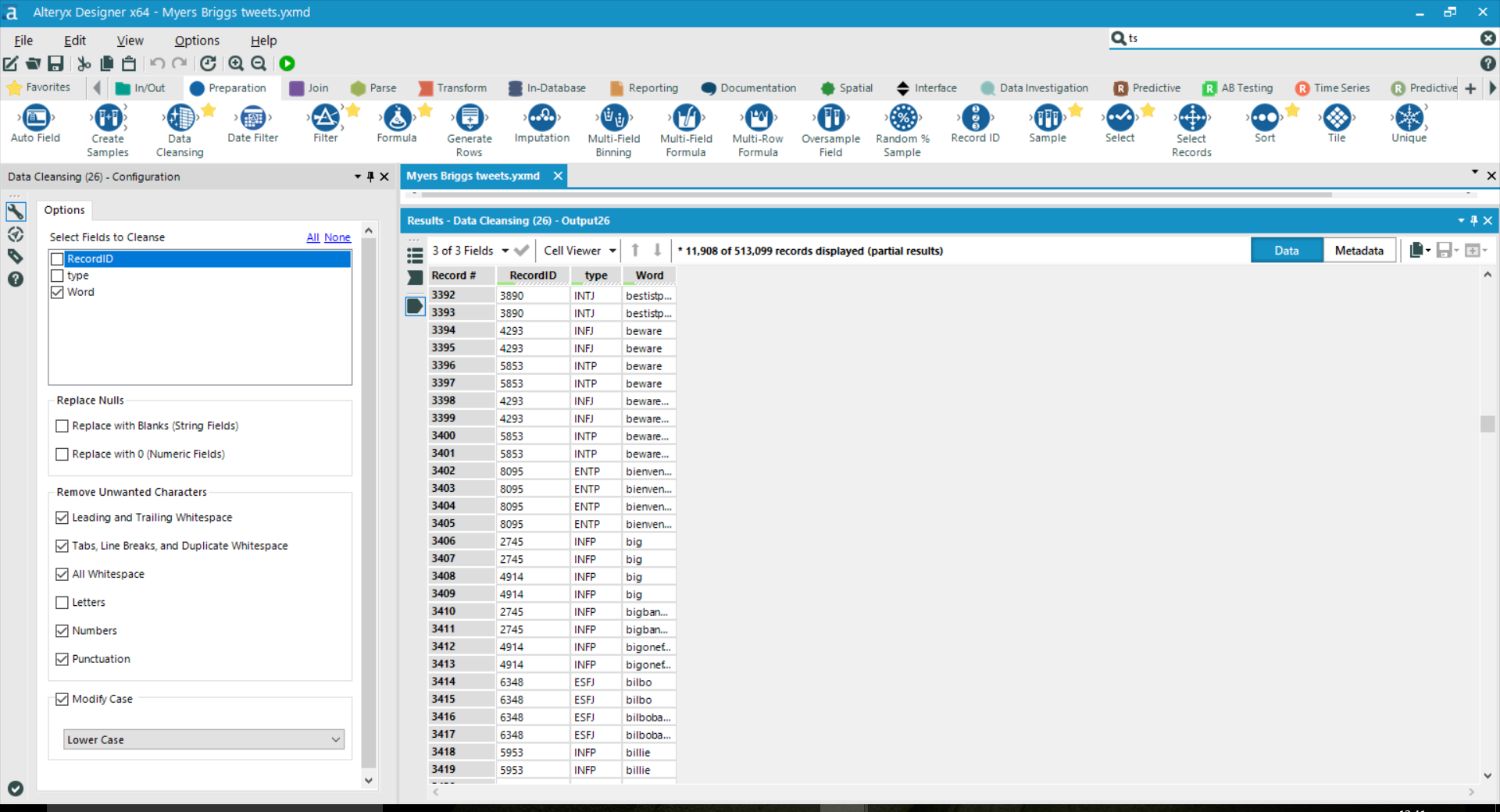 The Data School - Creating a Word Cloud with Alteryx and Tableau