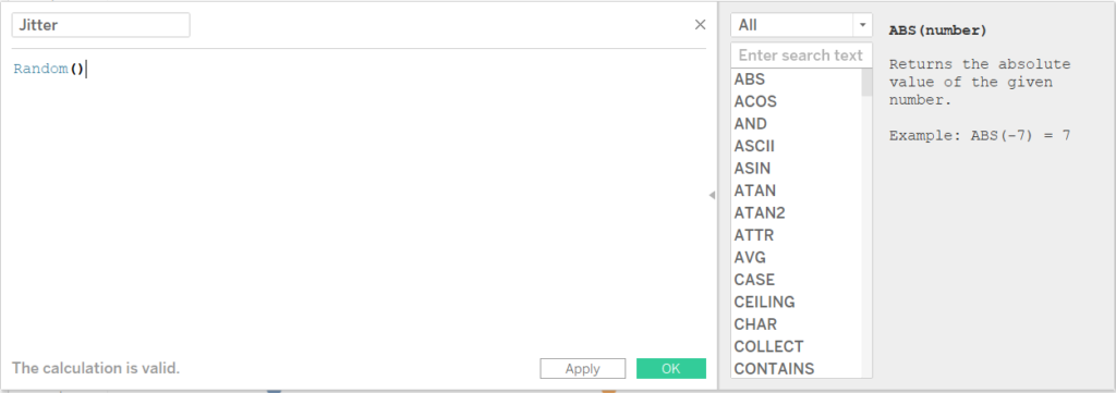 The Data School - Tableau Tutorials: How to Build a Jitter Plot