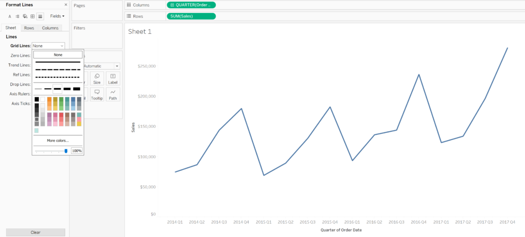 Here's a handy tip to remove those pesky grid lines! - The Data School