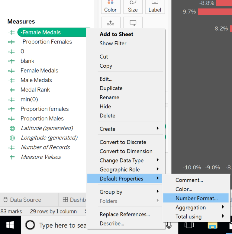 How to display negative values as positives - The Data School