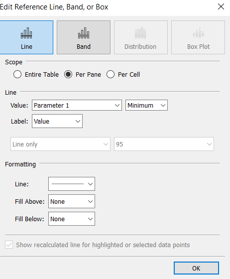 Moving double reference lines with Parameters - The Data School