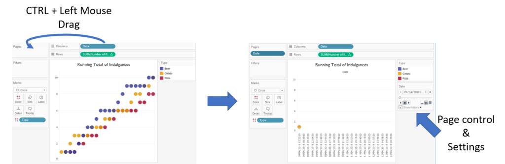 The Data School Dashboard Week Day 1 Order Your Pages With Discrete Fields In Tableau