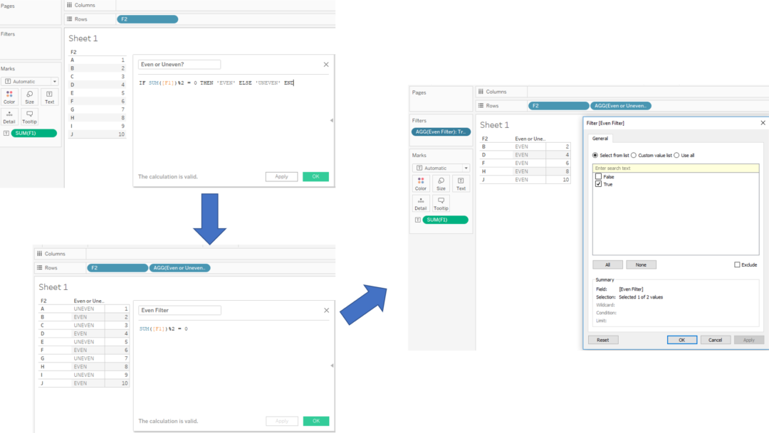 Tableau Modulo operator and its use in dividing your sheet into ...