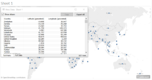 How to get latitude and longitude values from Tableau - The Data School