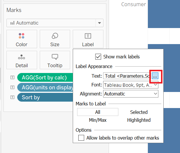 Parameters: dynamically change the dimensions in your view and sort by ...