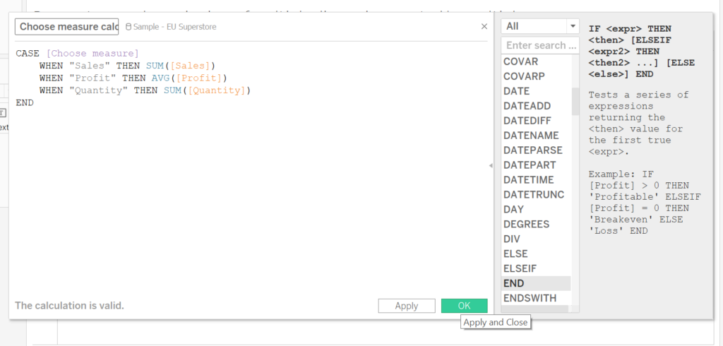 Parameters: dynamically change the dimensions in your view and sort by multiple measures - The ...