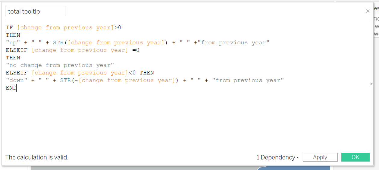 Using Calculated Fields To Create Dynamic Tooltips In Tableau The Data School