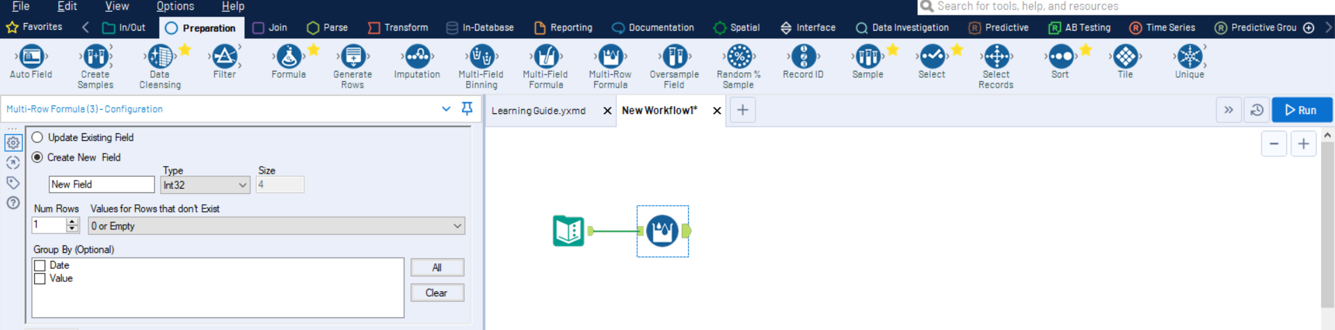 Multi-Row Formula Tool – Filling in the blanks – Alteryx - The Data School