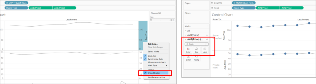 How to create a control chart in Tableau (including a control parameter ...