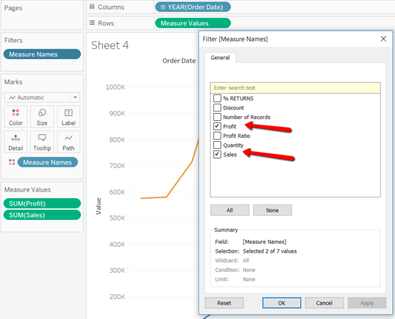 Measure Names and Measure Values: What are they? - The Data School