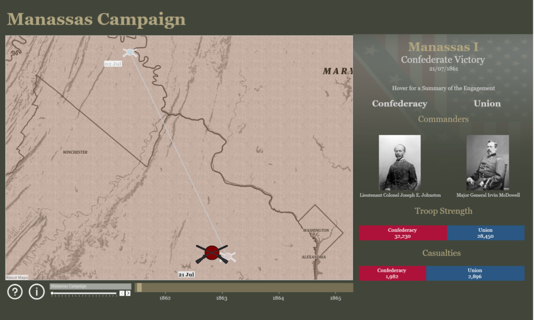 A Tableau Visualisation of the Whole American Civil War - The Data School