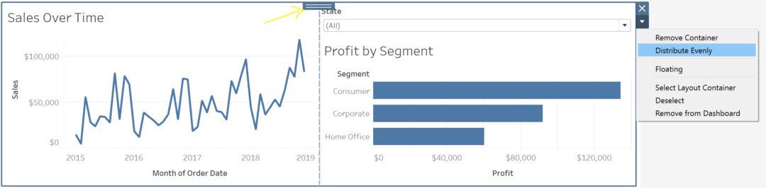 Dashboard Formatting With Containers in Tableau - The Data School