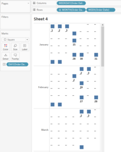 Tableau Tip: Calendar View (Part 1) - The Data School