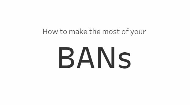 Tableau Tip: Formatting BANs - The Data School