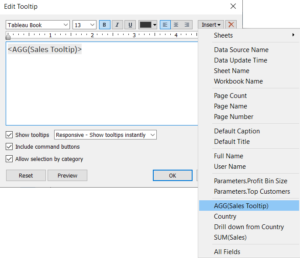 TABLEAU: Dynamic Tooltips using Table Calculations and Set Actions - The Data School