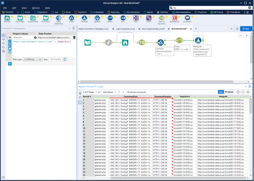 The Data School - How to download multiple files using Alteryx
