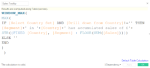 TABLEAU: Dynamic Tooltips using Table Calculations and Set Actions - The Data School