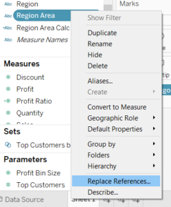 Use 'Replace References' when replacing data sources in Tableau - The Data School
