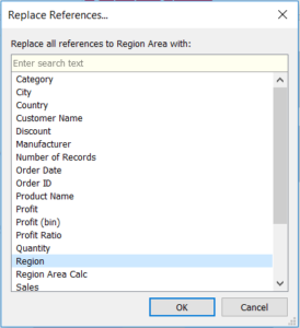 Use 'Replace References' when replacing data sources in Tableau - The Data School