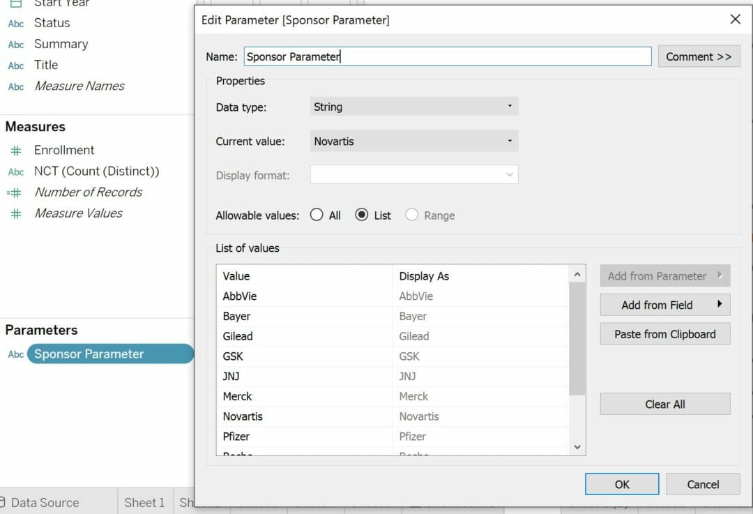 Creating A Simple Highlight Parameter Action In Tableau The Data School