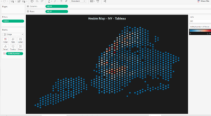 How to create a density map in Tableau using Hexbins - The Data School