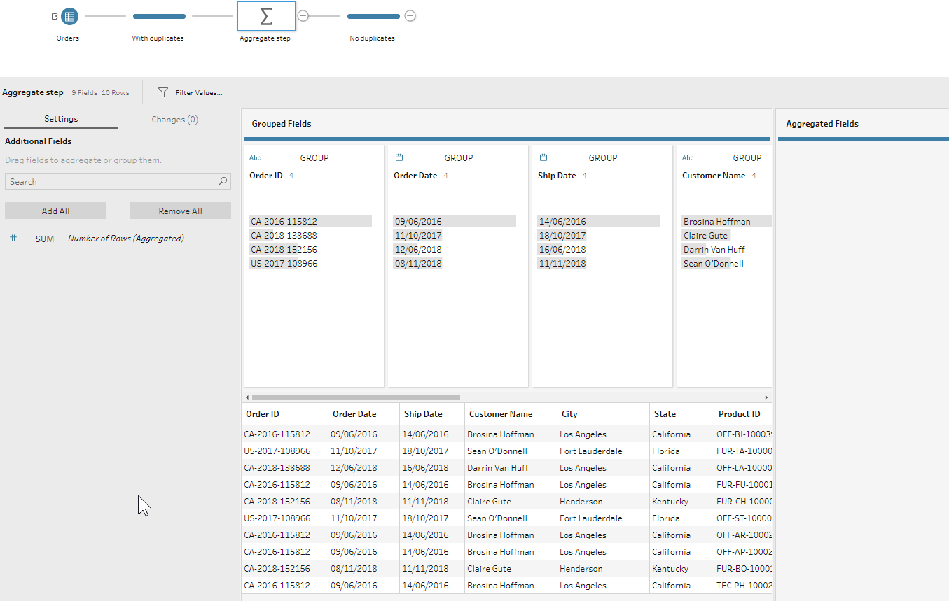 Removing Duplicates In Tableau Prep And Alteryx The Data School 4209