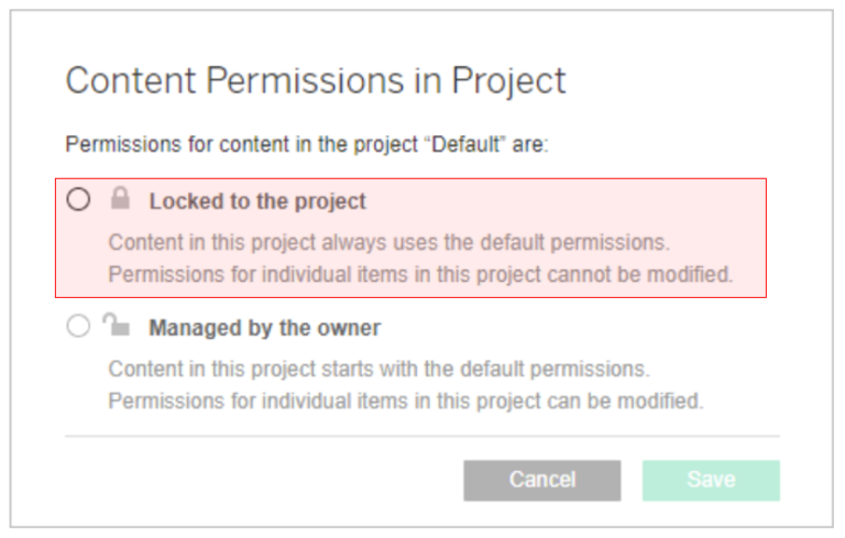 Permissions on Tableau Server - The Data School