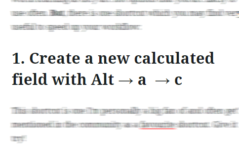 Menu-item shortcuts | Quick tip - The Data School