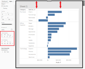 Outer and Inner Padding in Tableau Dashboards - The Data School